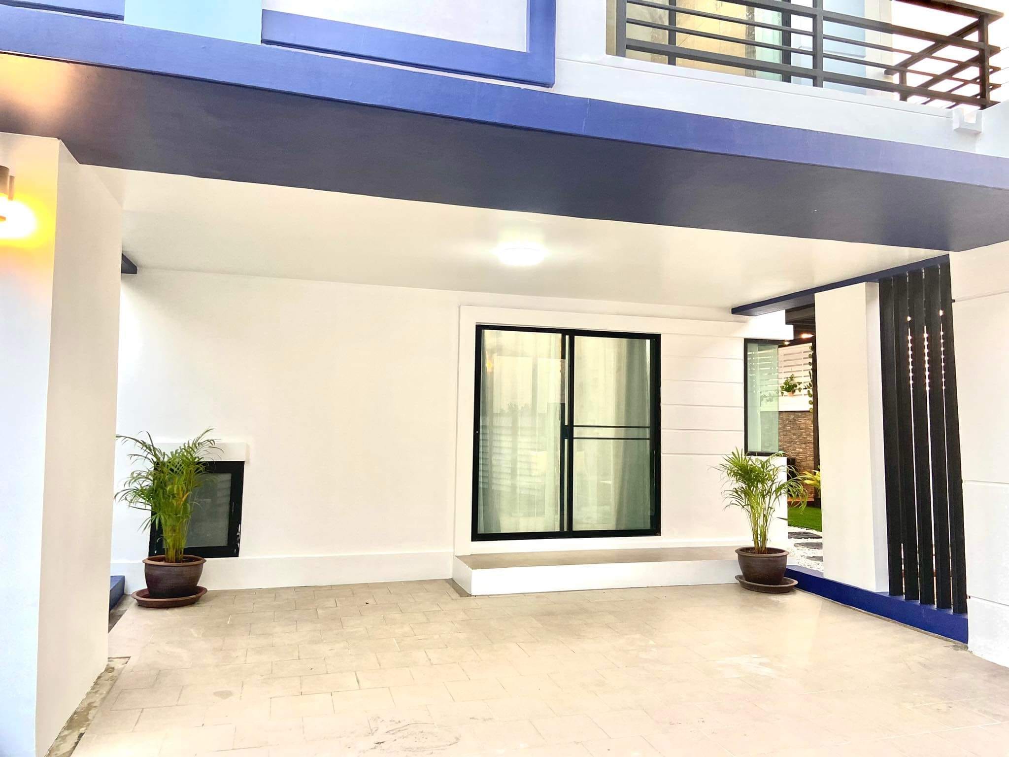 2-storey detached house on the corner with a private area beside the ...