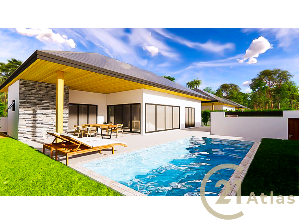 Century 21 Atlas - Off-plan project of 3 bedroom pool villa