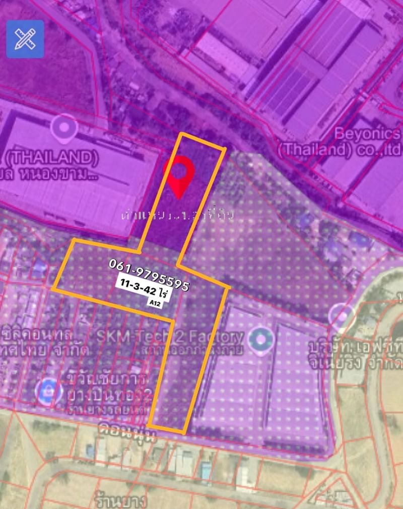 Century 21 Thailand Property - Land for sale, next to Pinthong 2 ...